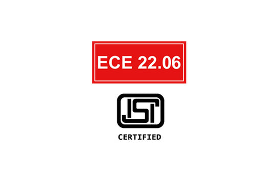 SMK Typhoon Style Helmet | With Sun Visor & ECE 22.06 Certification ...