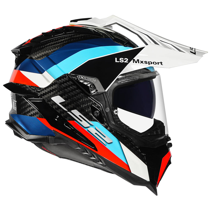 LS2 MX701 Explorer Frontier Carbon Dual-Sport Helmet – PowerSports