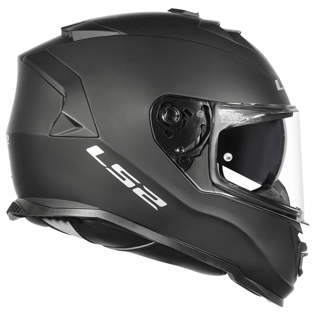 LS2 Storm 2 FF800 Solid Matt Black Helmet | With Sun Visor & Pinlock ...