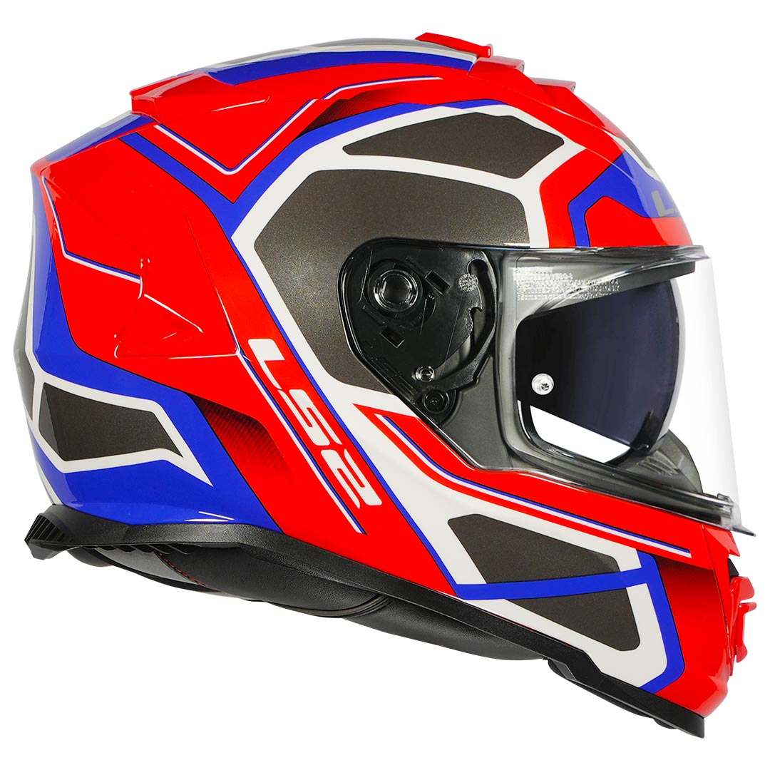 ls2 helmet red