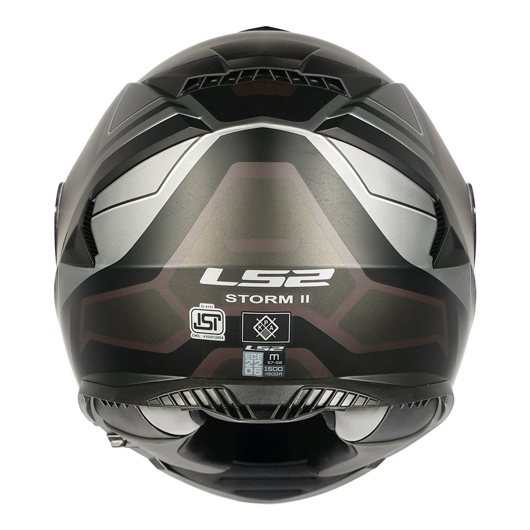 LS2 Storm 2 FF800 Faster Helmet | With Sun Visor & Pinlock – PowerSports