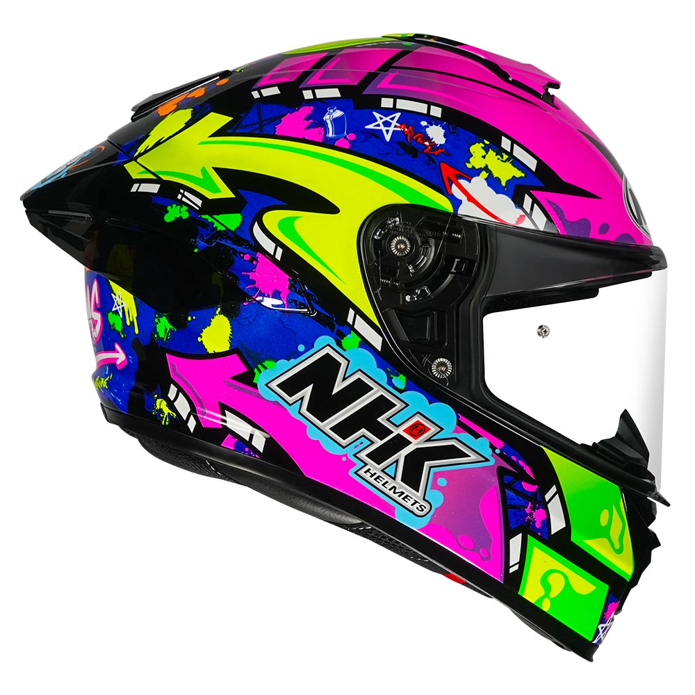NHK K5R Tamburini Motorcycle Helmet | With Sun Visor – PowerSports