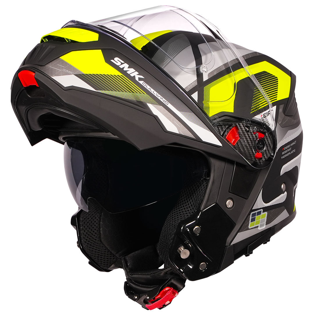 SMK Gullwing Venture Modular Helmet | With Pinlock & Sun Visor ...