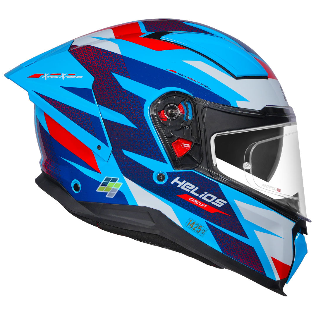 STUDDS Helios Circuit Helmet | With Anti-Fog 100 – PowerSports