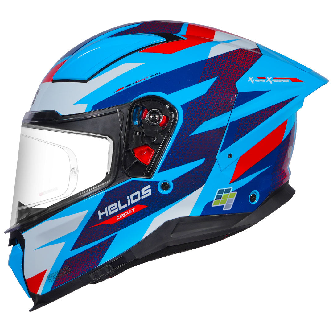 STUDDS Helios Circuit Helmet | With Anti-Fog 100 – PowerSports