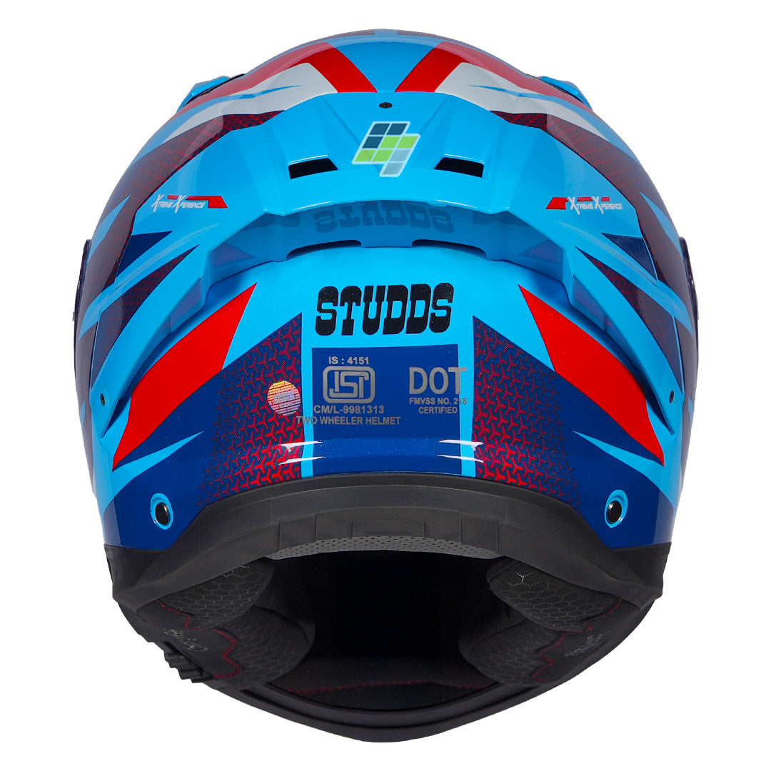STUDDS Helios Circuit Helmet | With Anti-Fog 100 – PowerSports