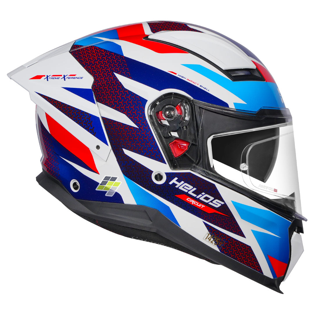 STUDDS Helios Circuit Helmet | With Anti-Fog 100 – PowerSports