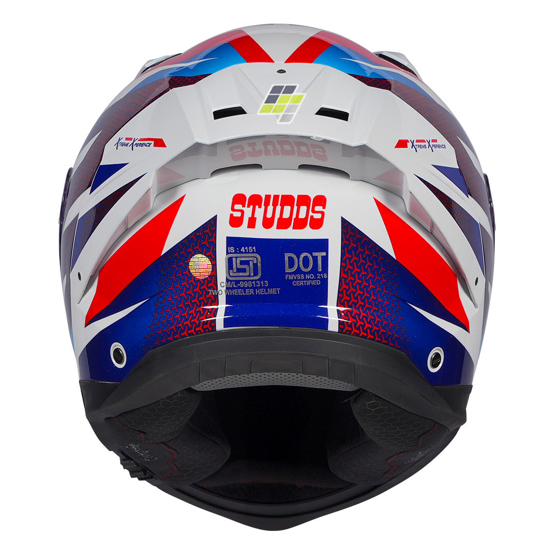 STUDDS Helios Circuit Helmet | With Anti-Fog 100 – PowerSports
